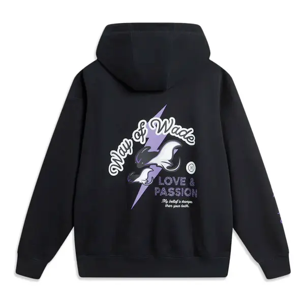 LI-NING Way Of Wade "love & Passion" Hoodie - Black