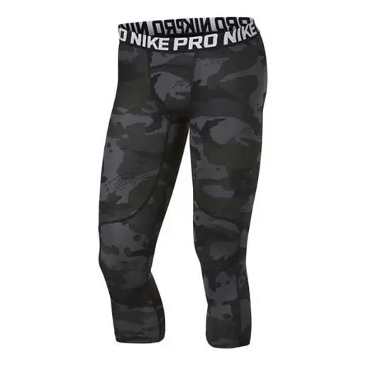 Nike Sports Training Tight Elastic Cropped Pants Camouflage - Default Colorway