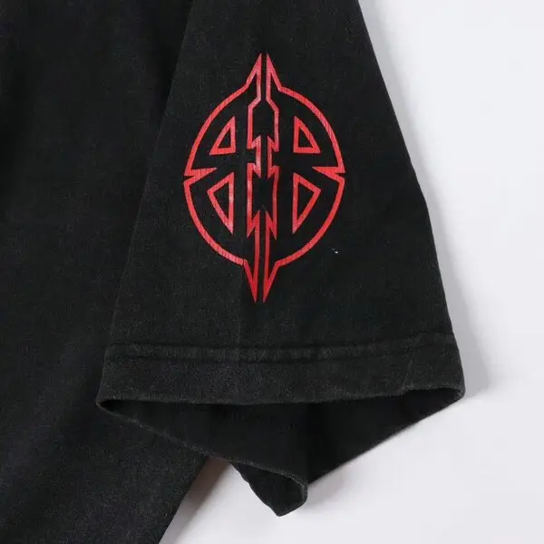 Balenciaga Metal Bb Stencil T-shirt 'black Red - Black/red