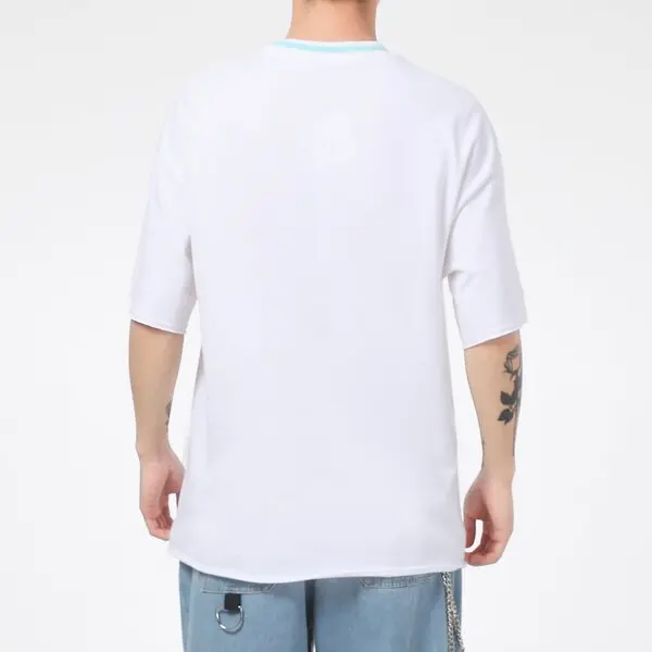 PUMA Logo Loose Sports Round Neck Short Sleeve