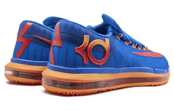 Nike Kd 6 Elite "team" Athletic Sneakers - Blue/yellow