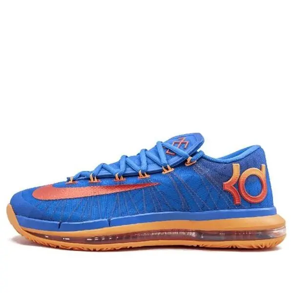Nike Kd 6 Elite "team" Athletic Sneakers - Blue/yellow