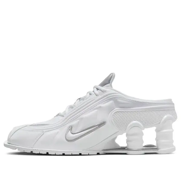 Nike Martine Rose X Shox Mule Mr4 - White Metallic Silver