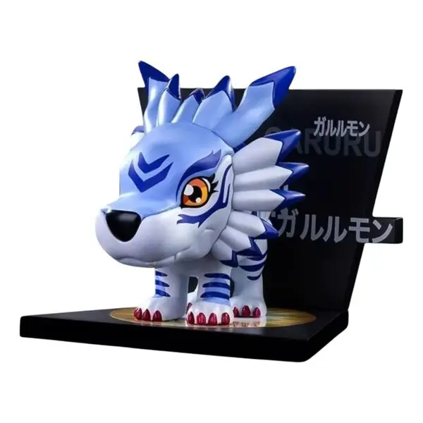 POP MART Digimon Fridge Magnet Sealed Case 'garurumon - Multi-color
