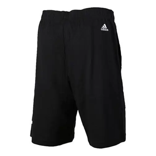 Adidas Ess Lin Shor Sj Sports Knit Shorts - Black