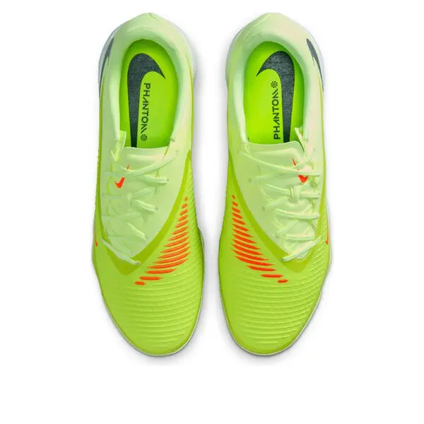 Nike Phantom Low Academy Tf "max Voltage Pack" Soccer Cleats - Hyper Crimson/limelight/black