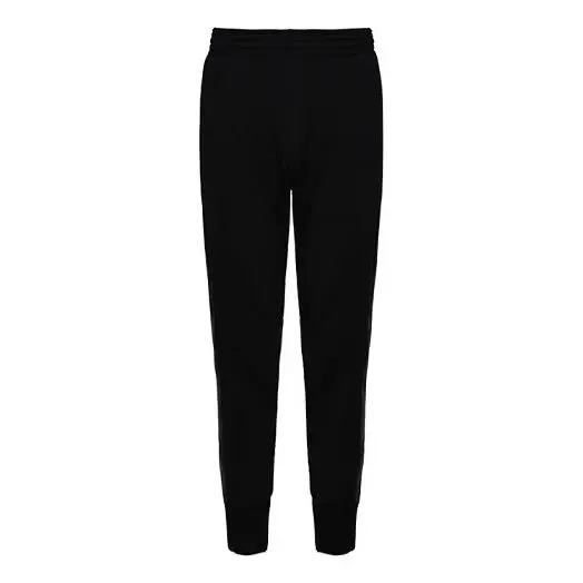 JORDAN Sw Aj11 Hybrid Logo Loose Fleece Lined Bundle Feet Sports Pants - Black