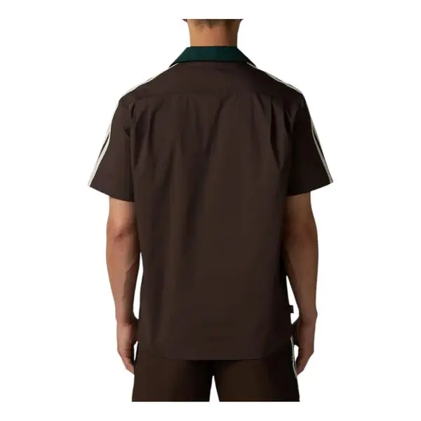 Adidas X Clot Edison Chen Short-sleeved Shirt Asia Sizing 'green Brown