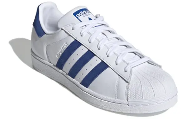 Adidas Superstar Sneakers - White/blue