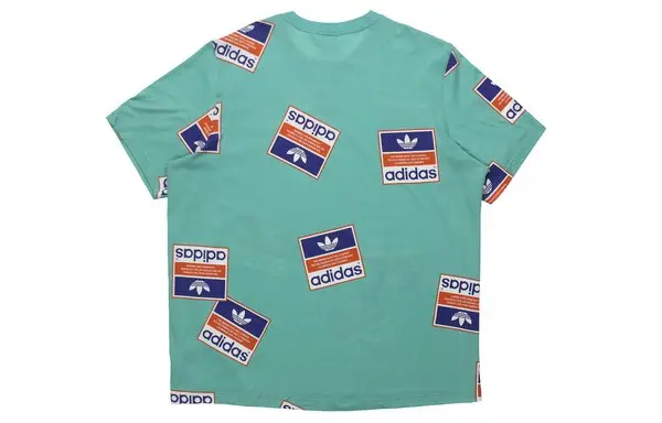 Adidas Originals Printing Round Neck Short Sleeve
