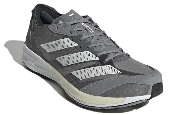 Adidas Adizero Adios 7 Performance Sneakers - Gray/white