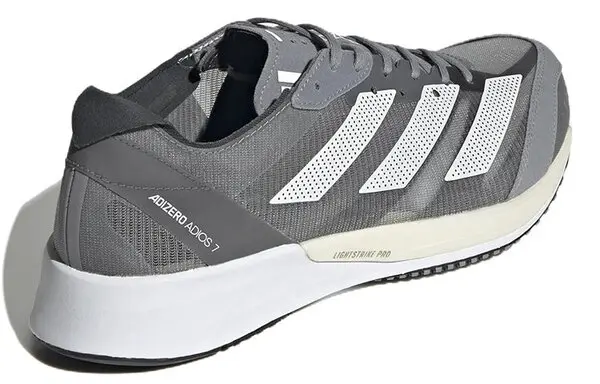 Adidas Adizero Adios 7 Performance Sneakers - Gray/white