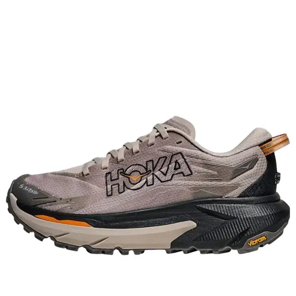 Hoka One One Mafate Athletic Sneakers - Putty/black