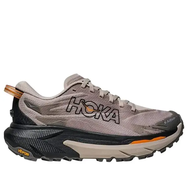 Hoka One One Mafate Athletic Sneakers - Putty/black