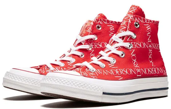 CONVERSE J.w. Anderson X Chuck 70 High Top "grid - Red