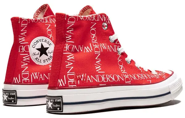 CONVERSE J.w. Anderson X Chuck 70 High Top "grid - Red