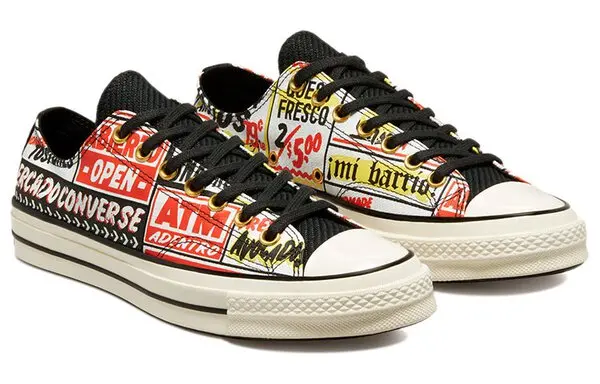 CONVERSE Chuck 70 Low Top "mi Gente Capsule Bodega Run - Black/red