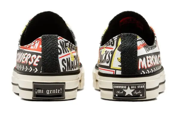 CONVERSE Chuck 70 Low Top "mi Gente Capsule Bodega Run - Black/red