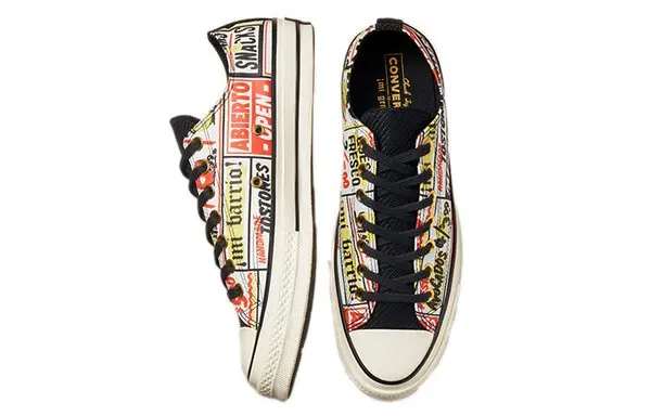 CONVERSE Chuck 70 Low Top "mi Gente Capsule Bodega Run - Black/red