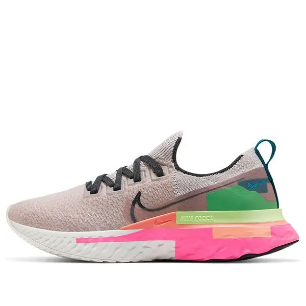 Nike React Infinity Run Flyknit Premium Athletic Sneakers - Light Pink