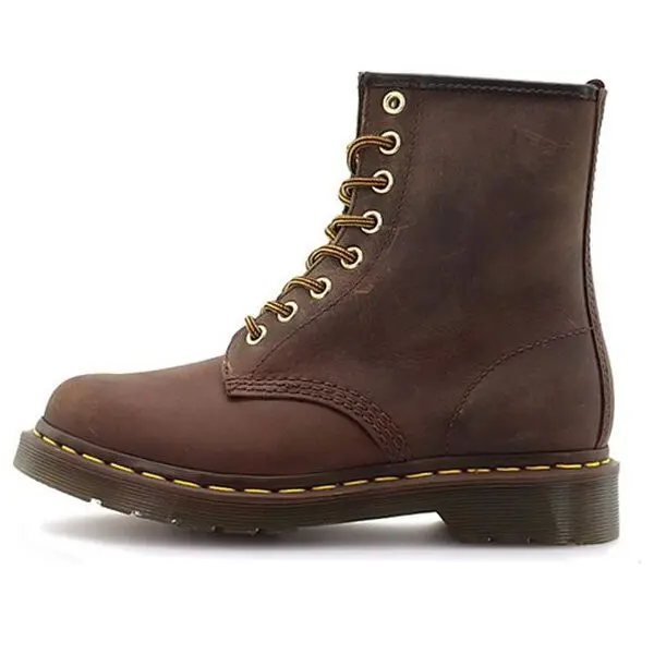 Dr. Martens 1460 Aztec Crazyhorse Lace Up Boots - Brown