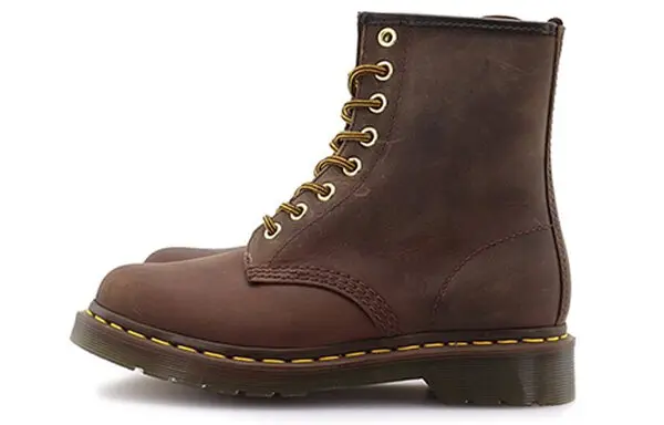 Dr. Martens 1460 Aztec Crazyhorse Lace Up Boots - Brown