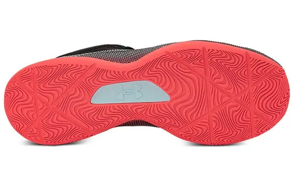 Under Armour Curry Hovr Splash Mid Top Basketball Sneakers - Black/red