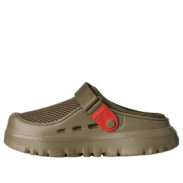UGG Peakmod Breathe Mules - Burnt Olive/red Pepper