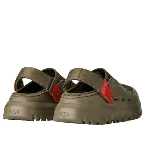 UGG Peakmod Breathe Mules - Burnt Olive/red Pepper