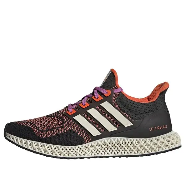 Adidas Ultra 4d Running Shoes - Core Black/zero Metalic/pulse Lilac