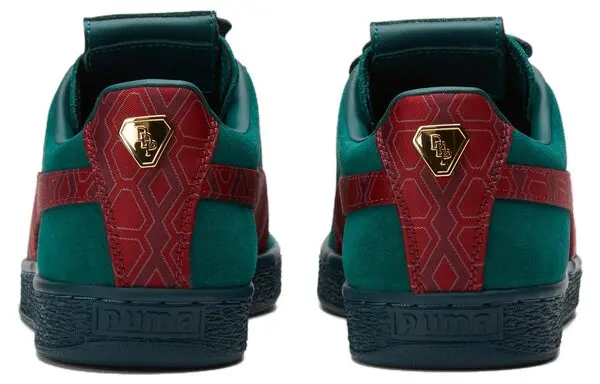 PUMA Dapper Dan Jacquard Print Suede Sneakers