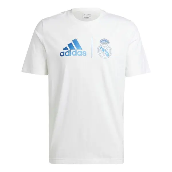 Adidas Real Madrid Graphic T-shirt 'white - White/blue