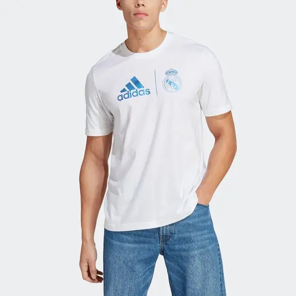 Adidas Real Madrid Graphic T-shirt 'white