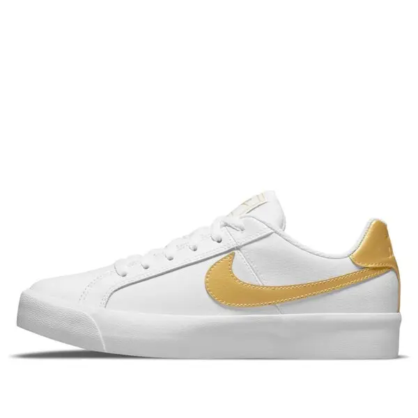 Nike Court Royale Ac Low Top Sneakers - White/gold