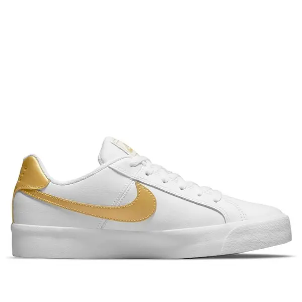 Nike Court Royale Ac Low Top Sneakers - White/gold