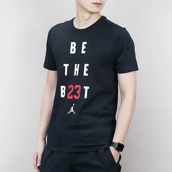 JORDAN Alphabet Printing Casual Short Sleeve