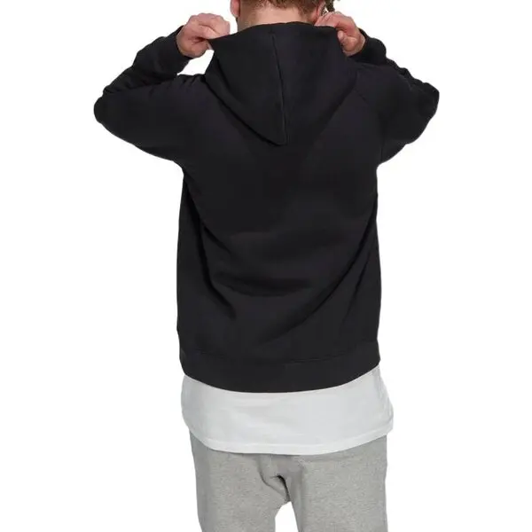 Adidas Solid Color Logo Hooded Sweatshirt - Default Color