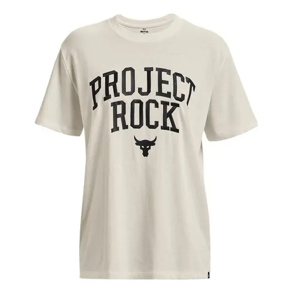 Under Armour Project Rock Heavyweight T-shirt - White