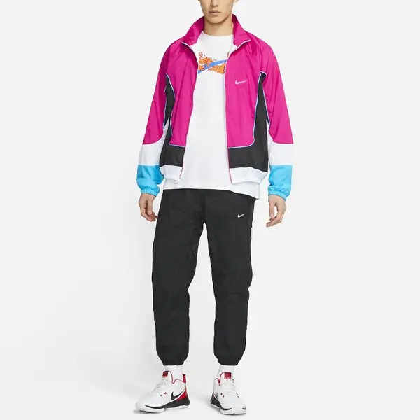 Nike Colorblock Woven Stand Collar Jacket