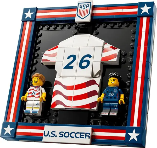 Lego 2026 U.s. Soccer National Team Jersey Display