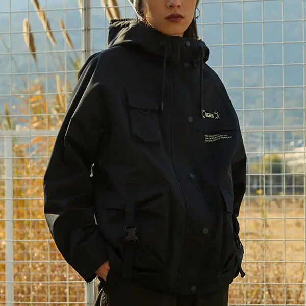 VANS Cargo Hooded Jacket With Multiple Pockets
