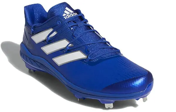 Adidas Adizero Afterburner 8 Athletic Cleats - Royal Blue/cloud White/cloud White