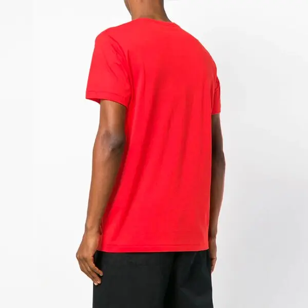Burberry Ss21 V Neck Embroidered Logo Short Sleeve