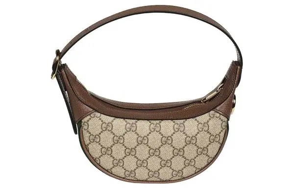 Gucci Ophidia Web Stripe Shoulder Bag - Cream