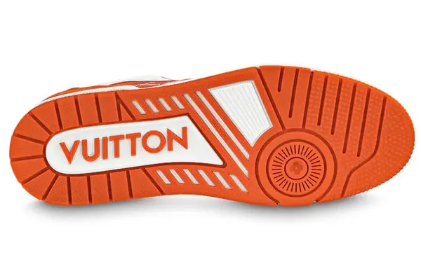 LOUIS VUITTON Trainers - White/orange
