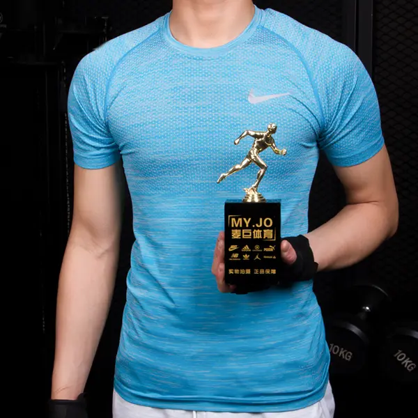 Nike Df Knit Tee - Blue