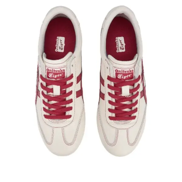 Onitsuka Tiger Machu Racer Sneakers - White/red