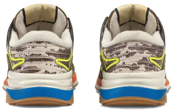 Gucci Ultrapace Rock Tejus Printed Sneakers - Brown