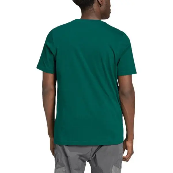 Adidas Originals Solid Color Logo Sports Short Sleeve Green - Multi-color