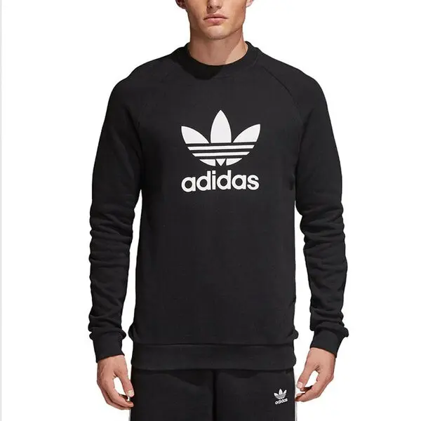 Adidas Originals Trefoil Crew Sweatshirt - Black